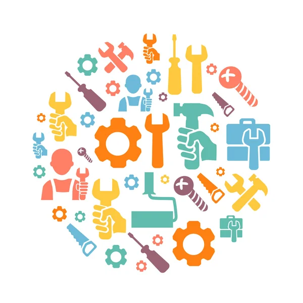 Cartoon woodwork tools | Cartoon working tools seamless pattern vector ...