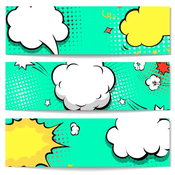 Comics pop art style blank layout template with dots pattern on ...