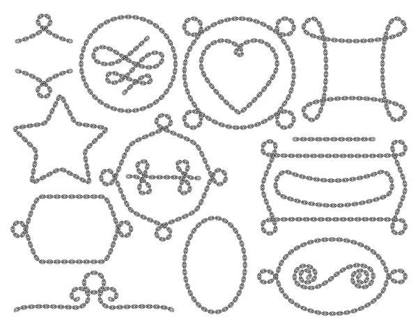 Chain oval frames Stock Vector Image by ©masha_tace #60821015