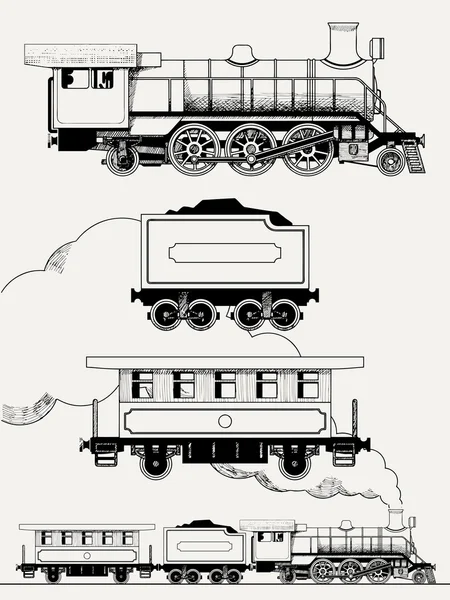 Train Side View Drawing