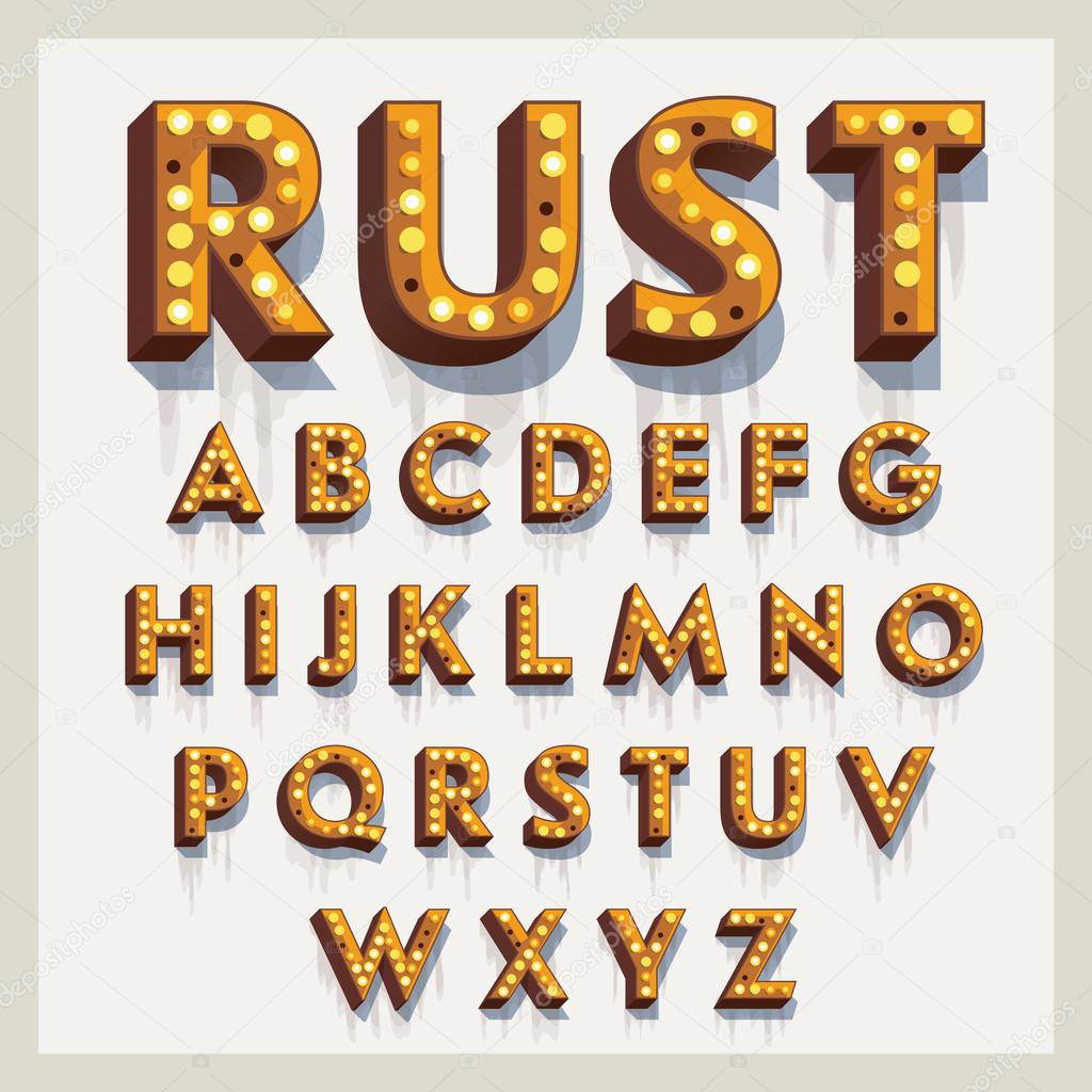 Letters with light bulbs. Stock Vector Image by ©masha_tace #60823181