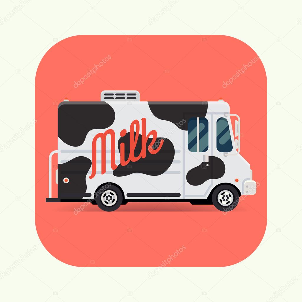 Dairy milk delivery service Stock Vector Image by ©masha_tace #60823481