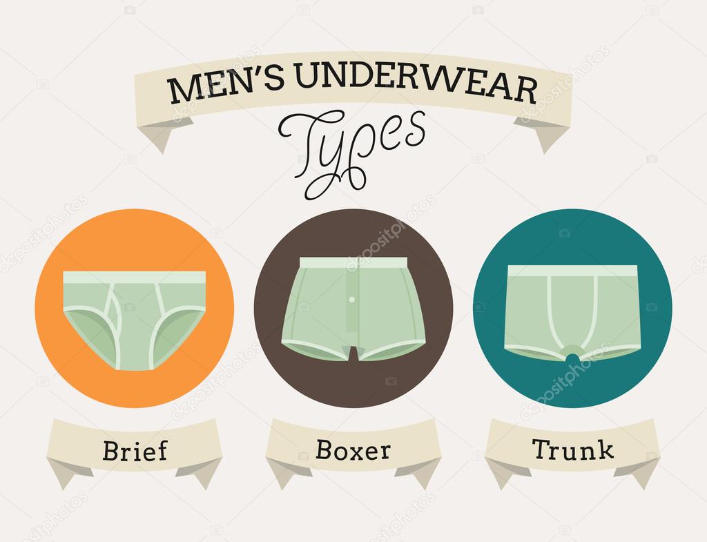 Hombres tipos de ropa interior Vector de stock por ©masha_tace 60824753