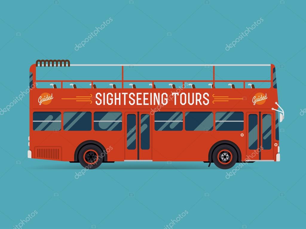 Double Decker Bus Side View