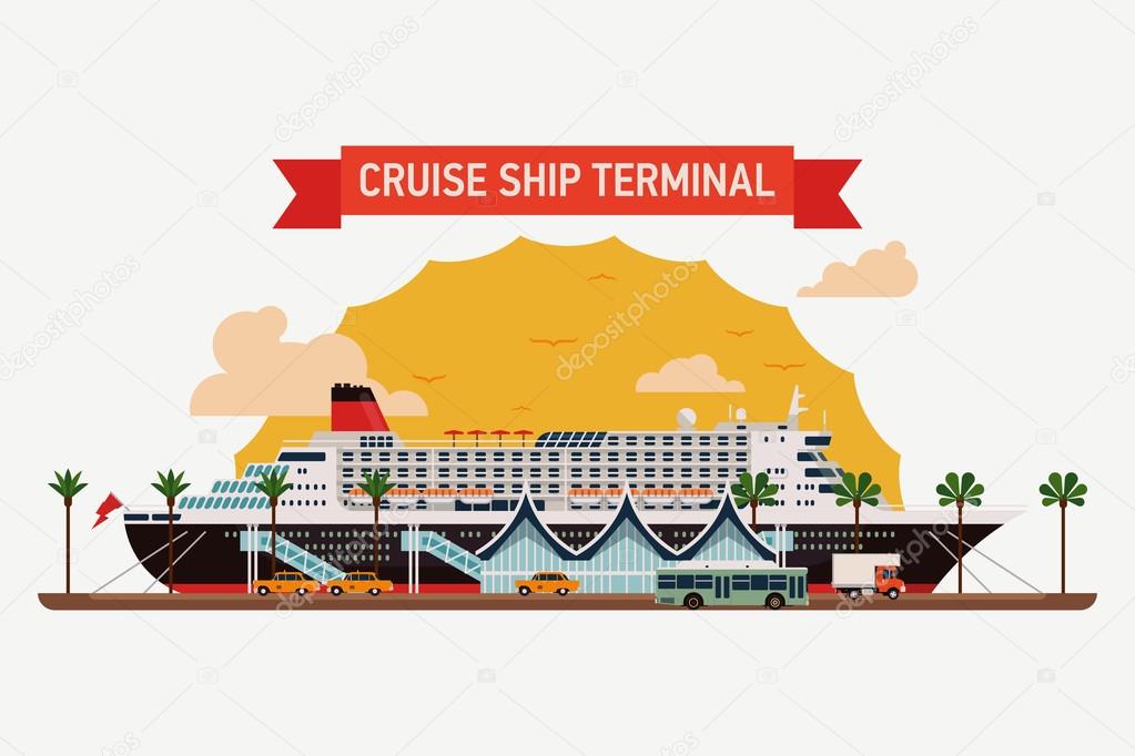 Shipping Terminal Clip Art