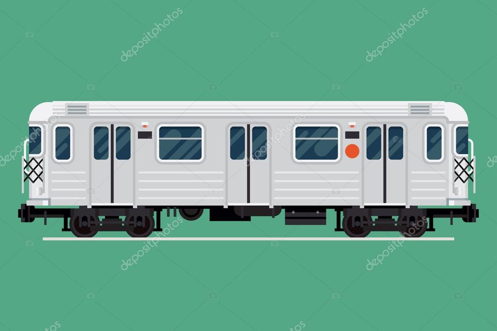Subway Car Vector