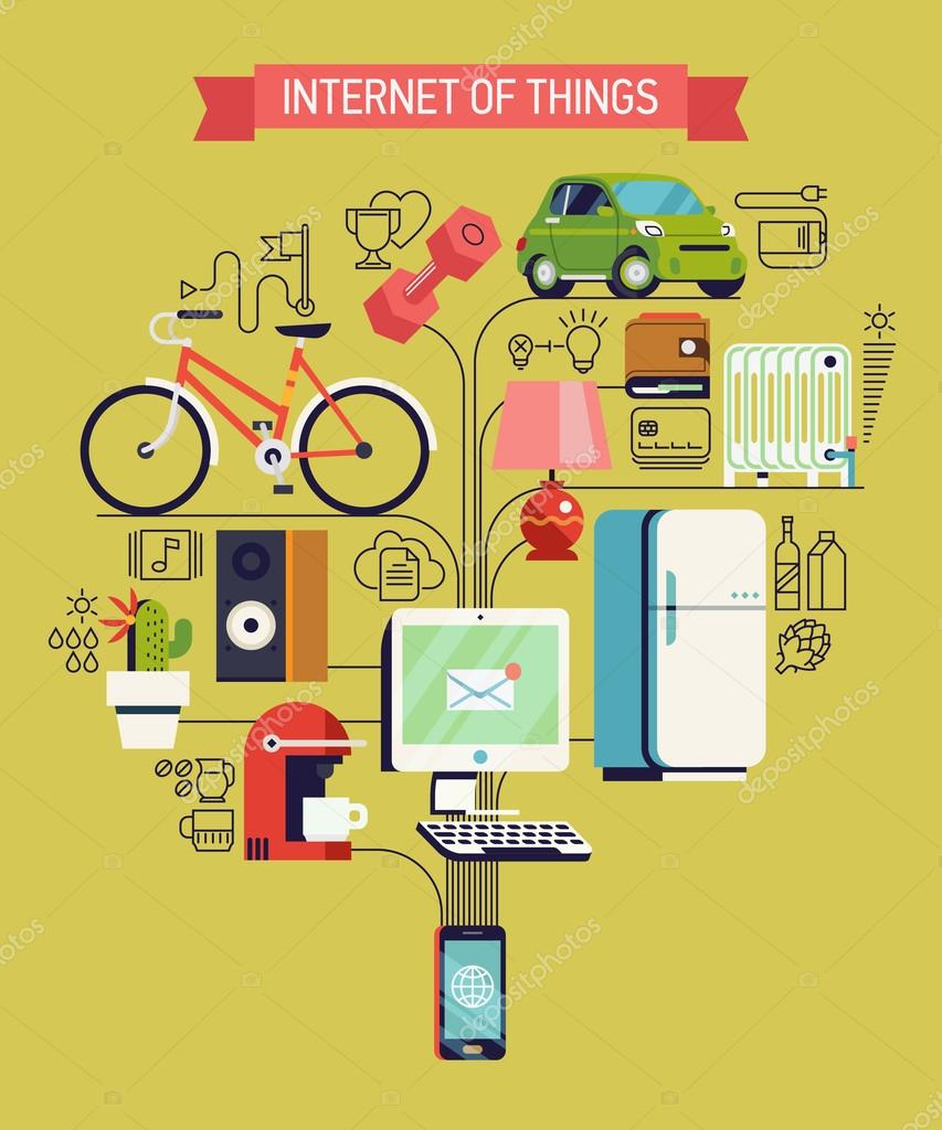 Network high technology in everyday life Stock Vector Image by ©masha ...