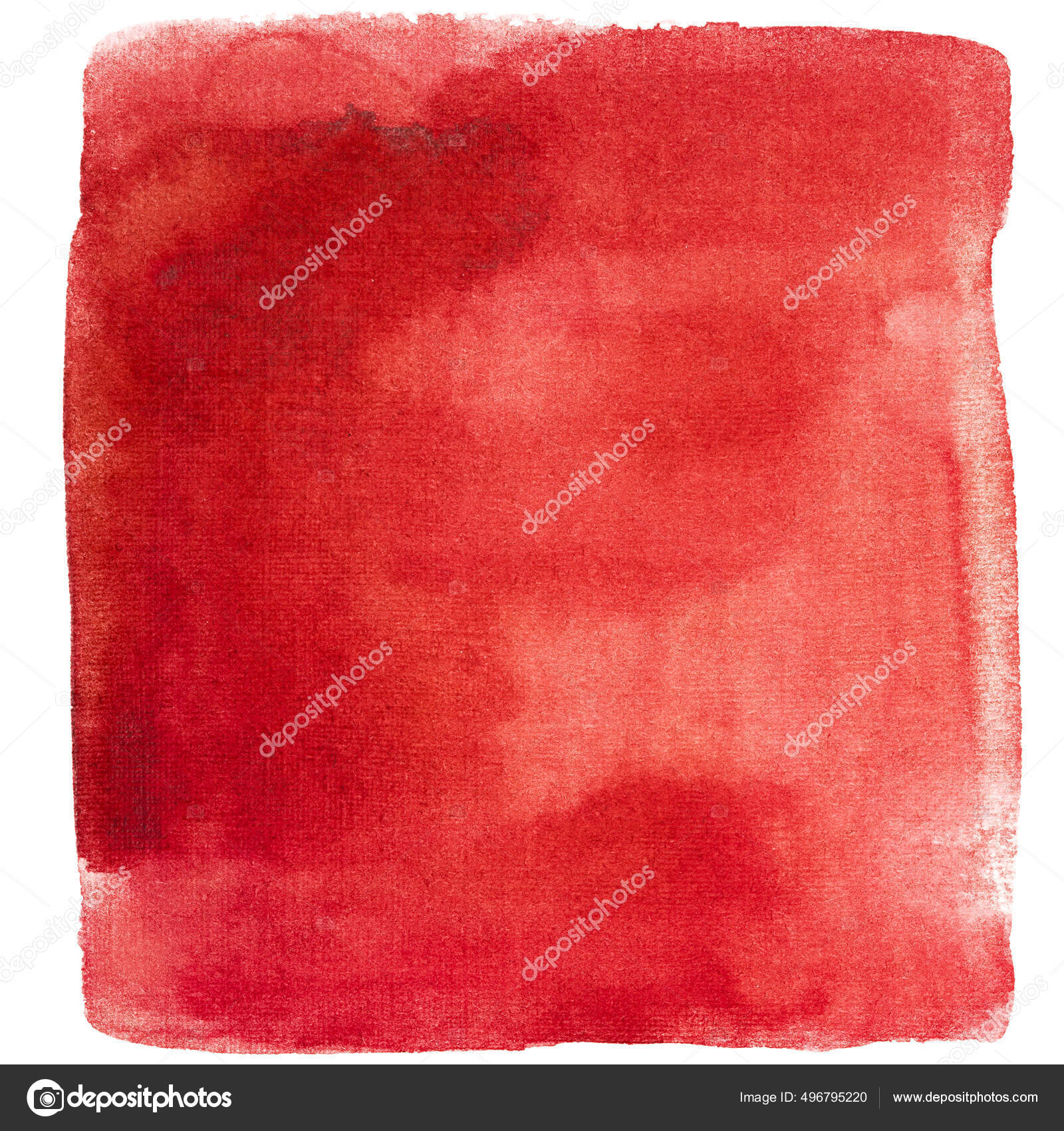 Rectangle Watercolor Frame Design Red Iridescent Paint Wet Technology ...