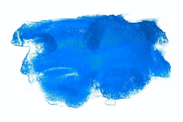 Blue Water Stains Paint Watercolor Stain Paper Texture White Background ...