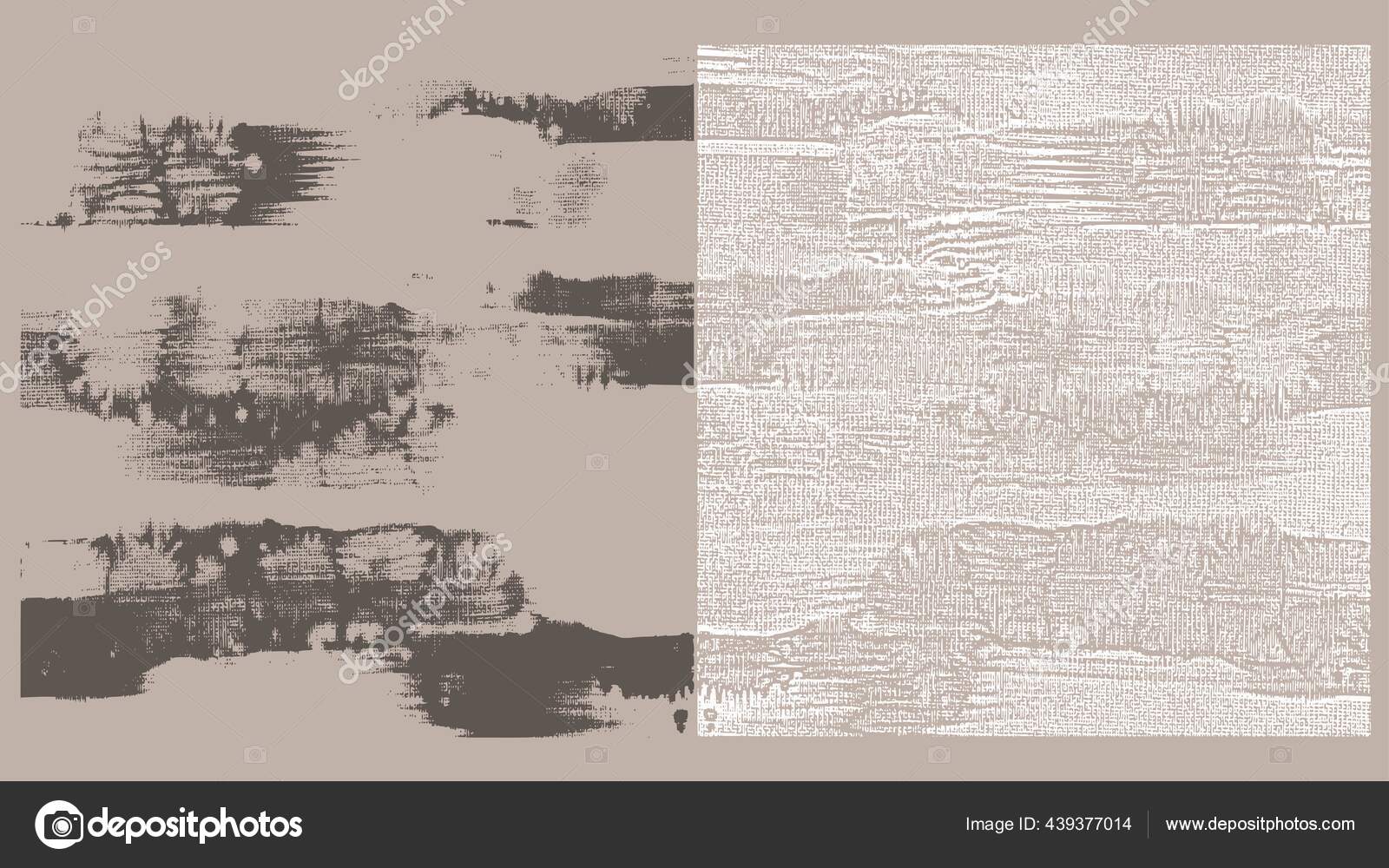 Square Set Grungy Art Textures Liquid Paint Strokes Canvas Oil Stock ...