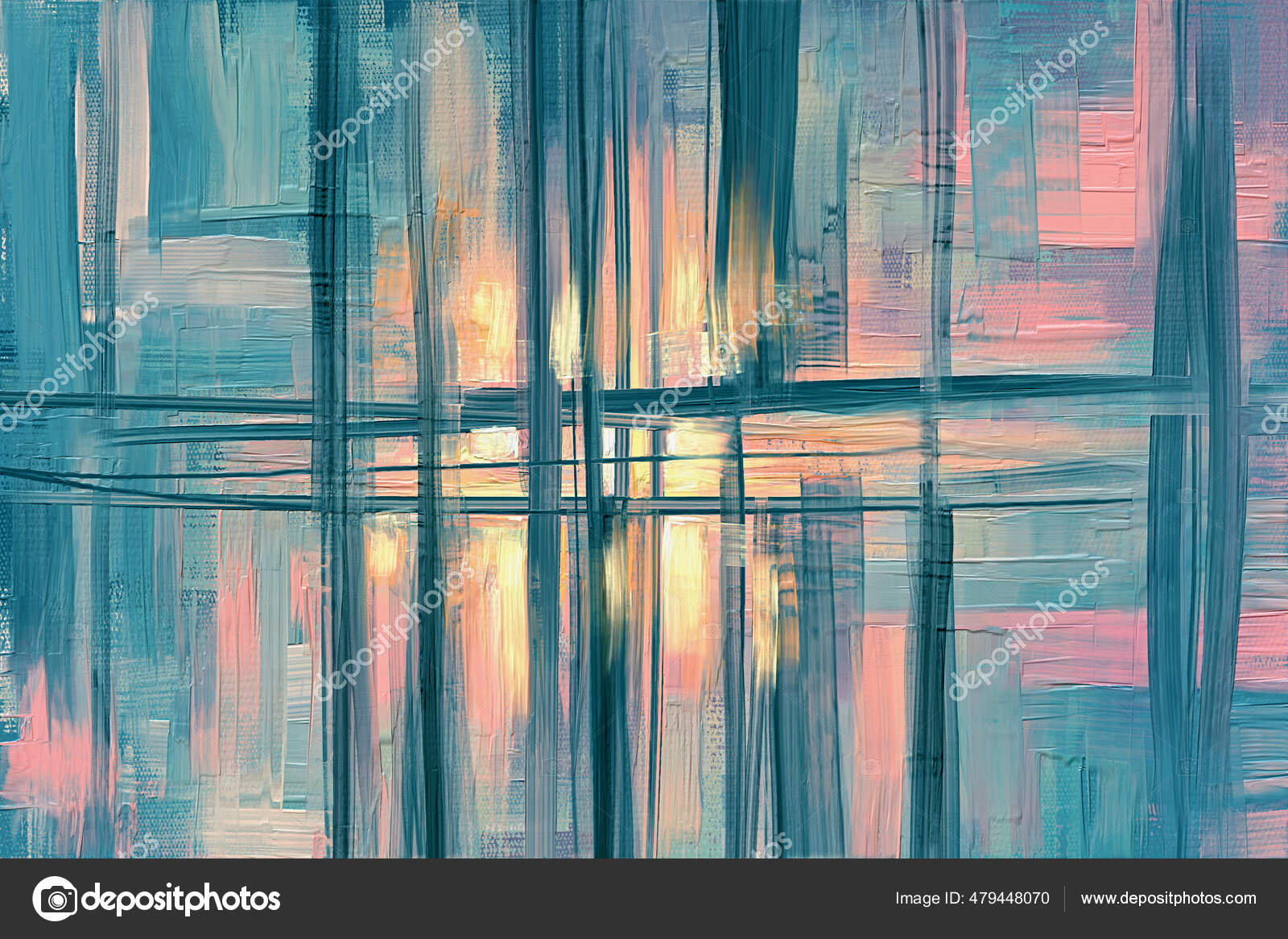 Surrealistic Art Evening Sky Paint Strokes Canvas Large 10K Pixels ...