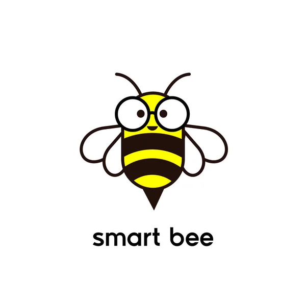 Cute Bee Logo Design Flat Illustration Stock Vector by ©Vectorydesign ...
