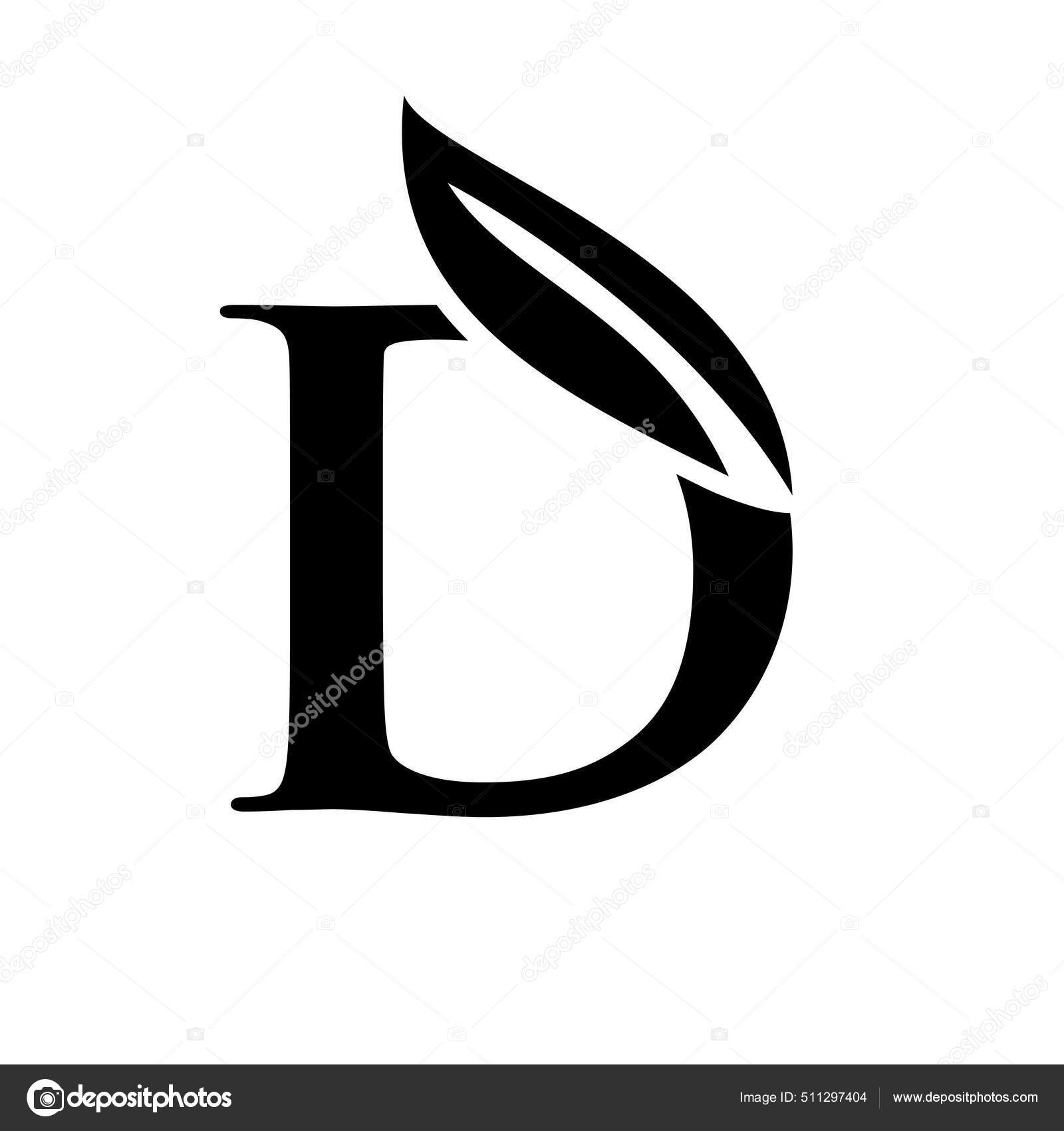 大写字母D页字体矢量图标设计孤立的白色背景 图库矢量图©Vectorydesign 511297404