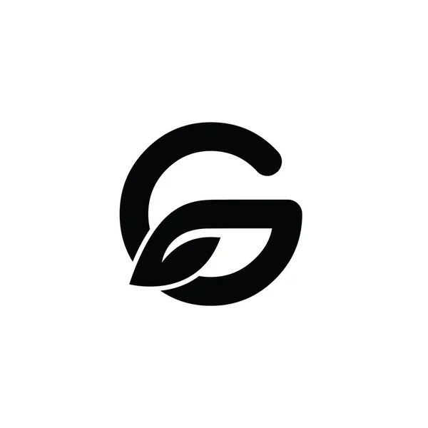 Capital Letter Leaf Font Vector Logo Icon Design Isolated White Stock ...