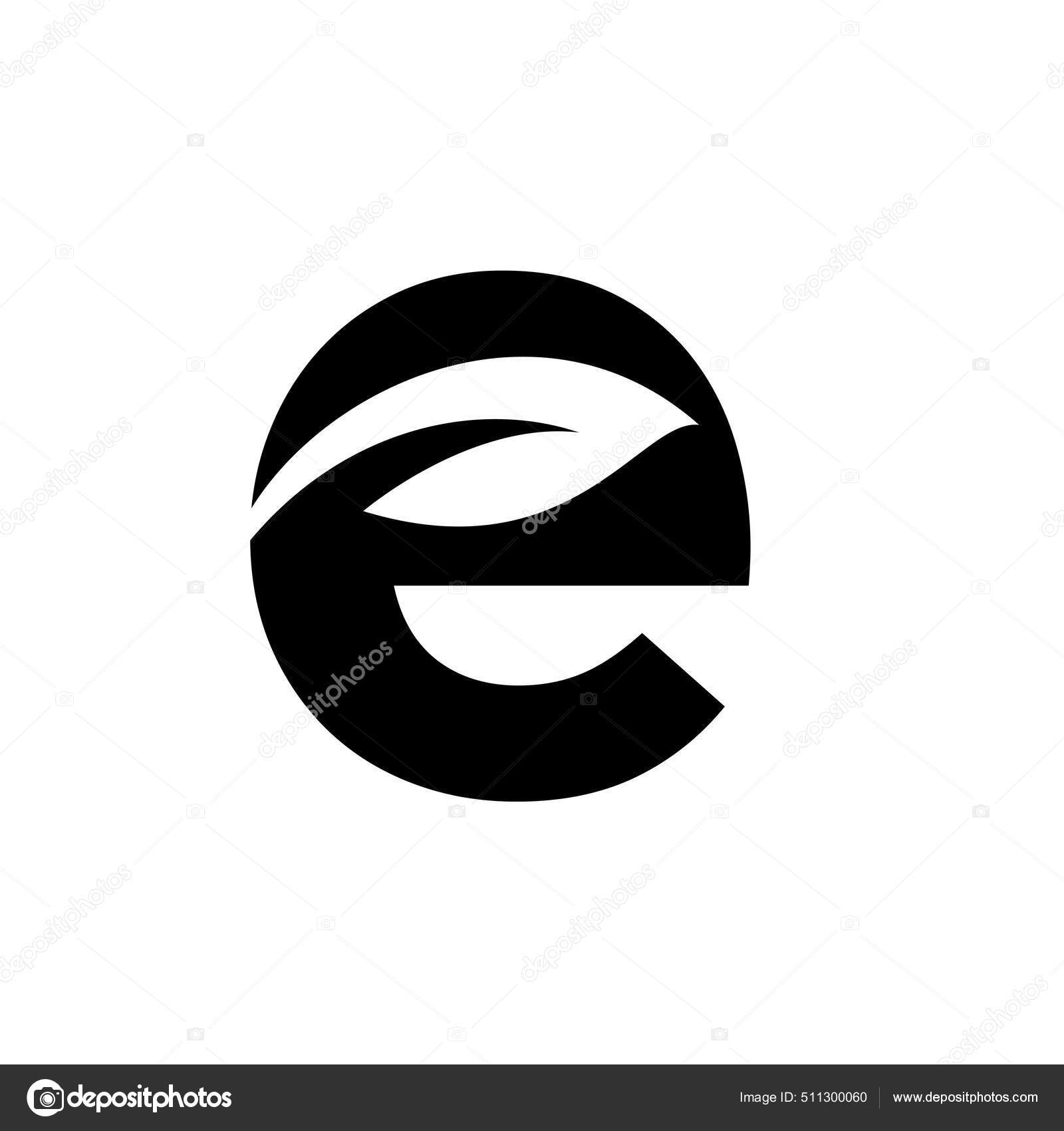 Letter Leaf Font Vector Logo Icon Design Isolated White Background ...