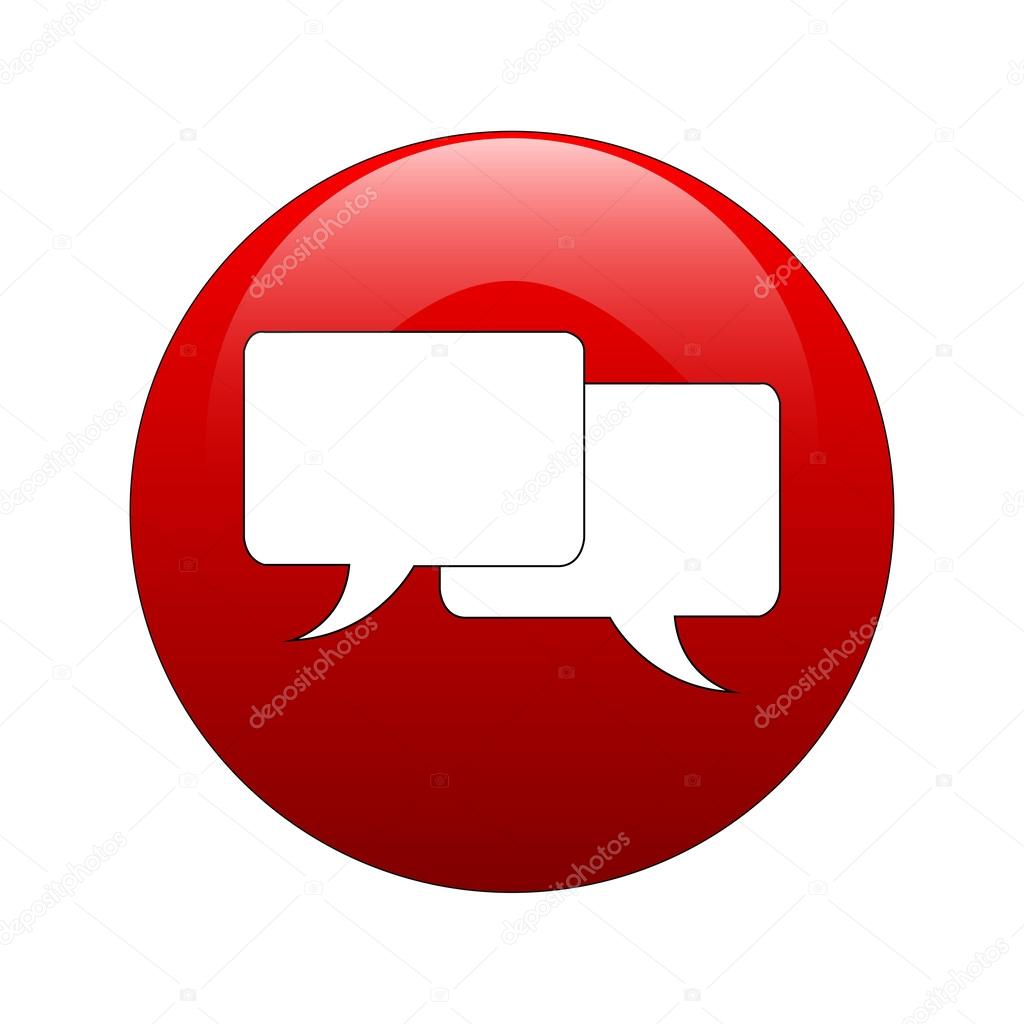 Conversation symbol Stock Vector Image by ©agongallud #52720377