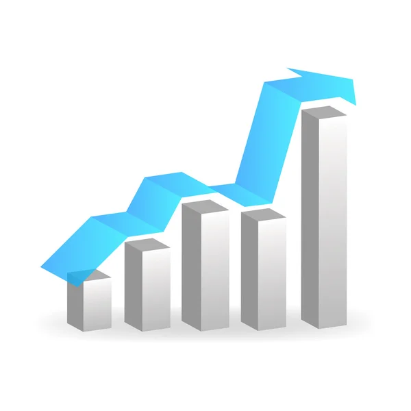 Blue Stats Graph Stock Vector Image by ©cidepix #35467661