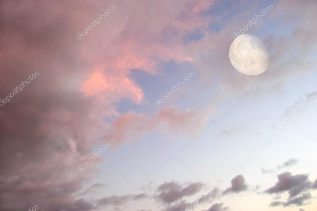 Moon Clouds Sky Stock Photo by ©mexitographer 123132630