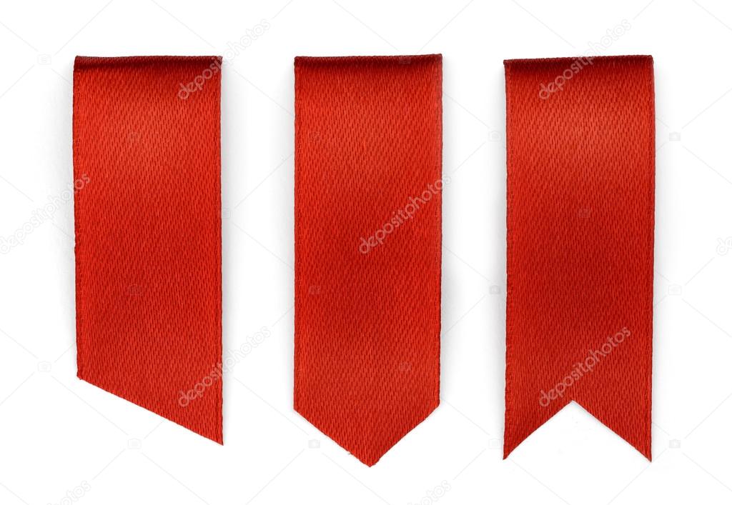 Set of red bookmarks Stock Photo by ©ZakharovEvgeny 103712118