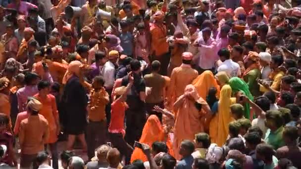 Vrindavan India March 2017 Indian Widow Celebrating Holi Hindu Spring ...