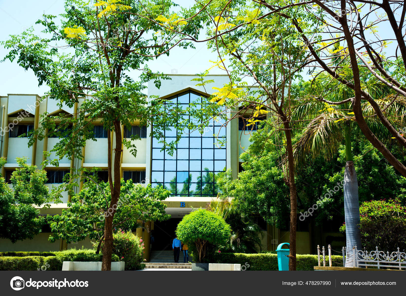 Exterior Modern Educational University Building Campus — Stock Photo ...