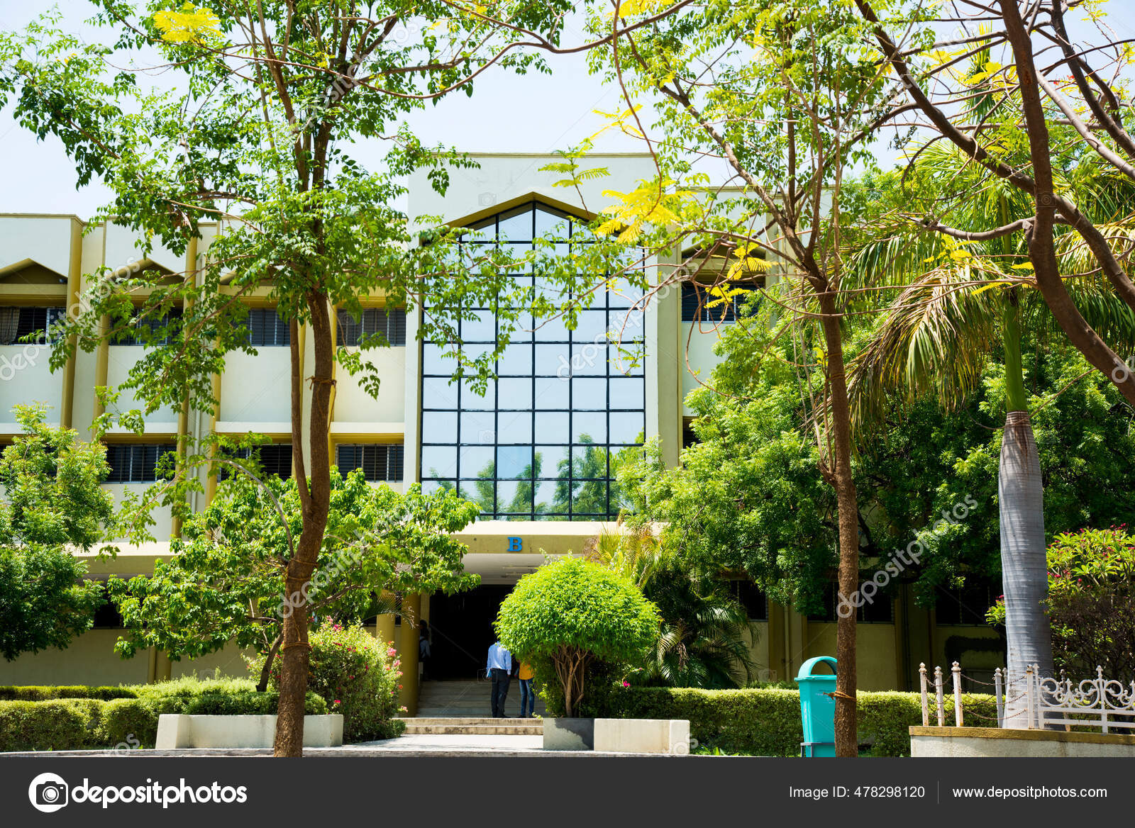 Exterior Modern Educational University Building Campus — Stock Photo ...