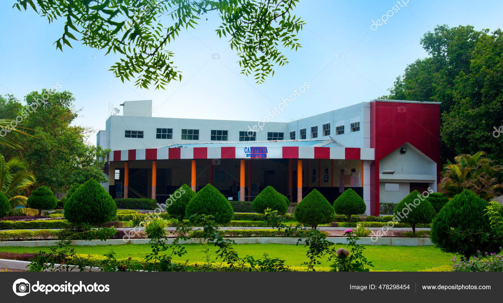 Exterior Modern Educational University Building Campus — Stock Photo ...