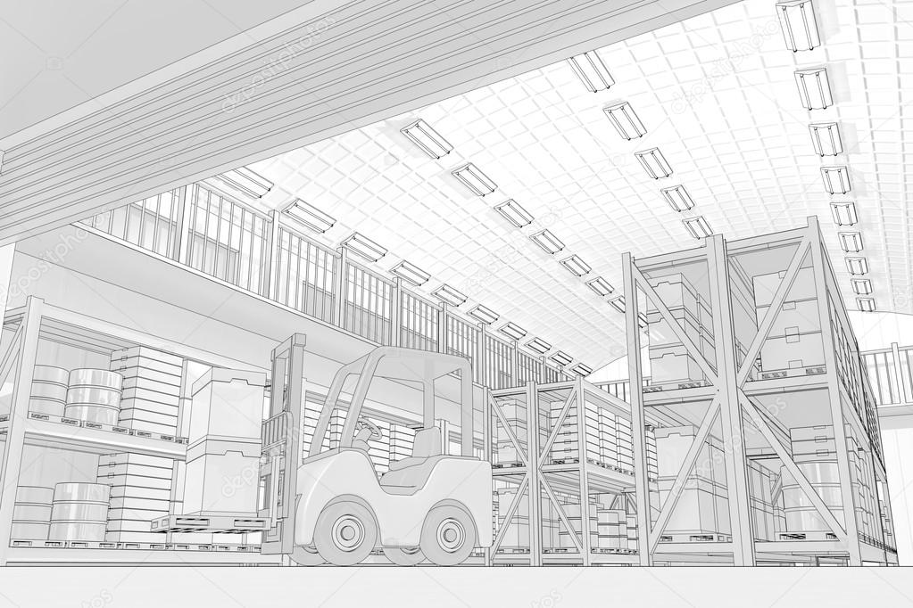 Warehouse Drawing
