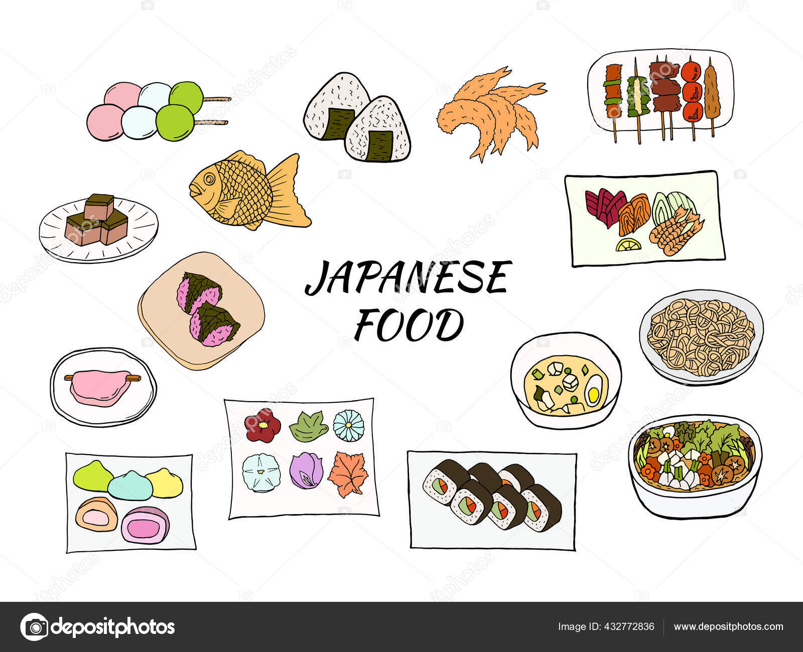 Japanese Food Drawing