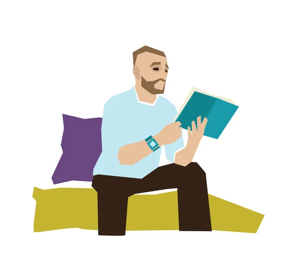 7,950 ilustraciones de stock de Hombre leyendo libro | Depositphotos