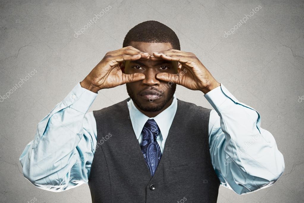 Man Searching For Something