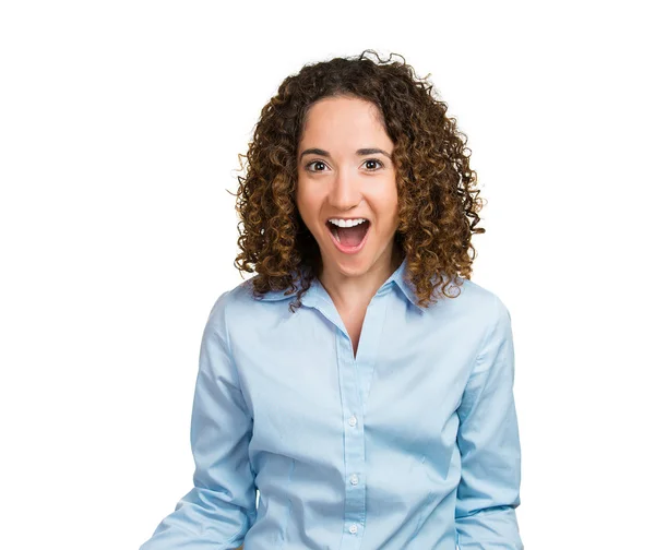Happy surprised woman laughing Stock Photos, Royalty Free Happy ...
