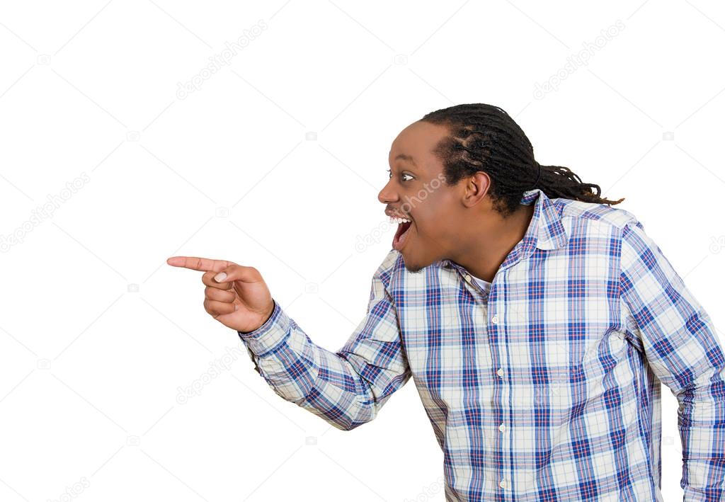 Person Pointing Finger