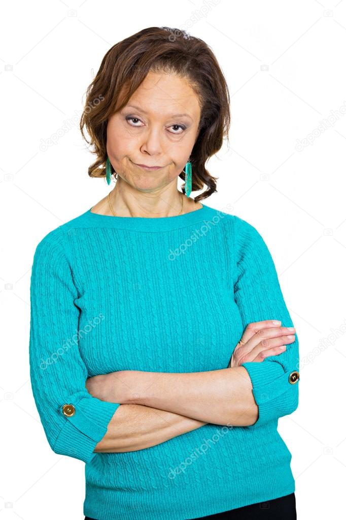Grumpy, skeptical senior woman Stock Photo by ©SIphotography 53693011