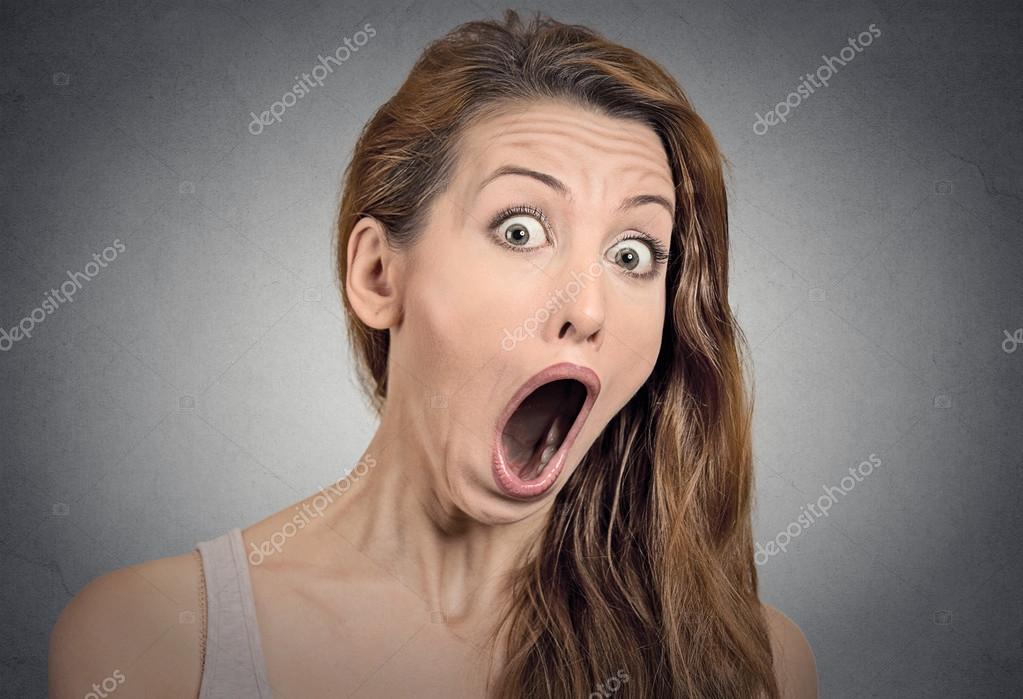Surprise astonished woman — Stock Photo © SIphotography #54434453 Surprise astonished woman — Stock Photo © SIphotography #54434453