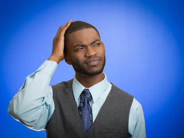 Man Closing Ears Avoiding Unpleasant Conversation, Situation Stock ...