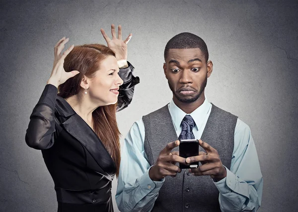 Obsessed with phone work Stock Photo by ©SIphotography 56601293