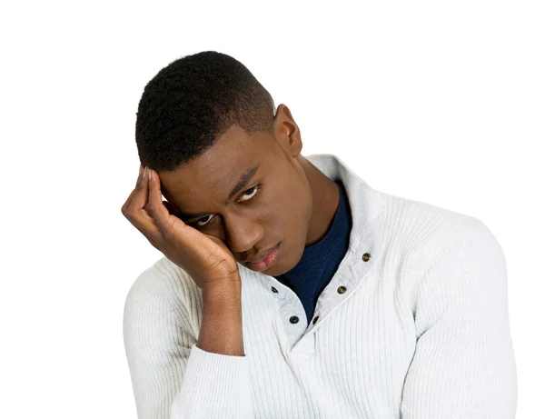 Embarrassed young man feels insecure — Stock Photo © SIphotography ... Embarrassed young man feels insecure — Stock Photo © SIphotography ...