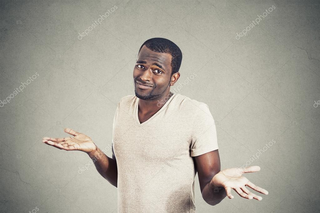 Man shrugging shoulders who cares so what I don't know gesture Stock ... Man shrugging shoulders who cares so what I don't know gesture Stock ...
