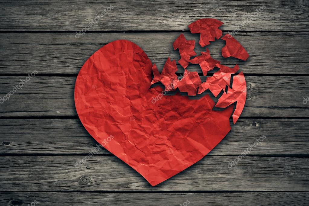 Images: breakup heart | Broken heart breakup concept separation and ...