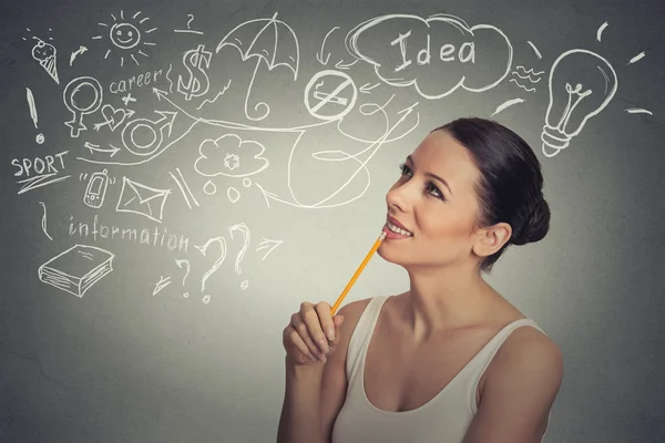 Woman thinking Stock Photos, Royalty Free Woman thinking Images ...