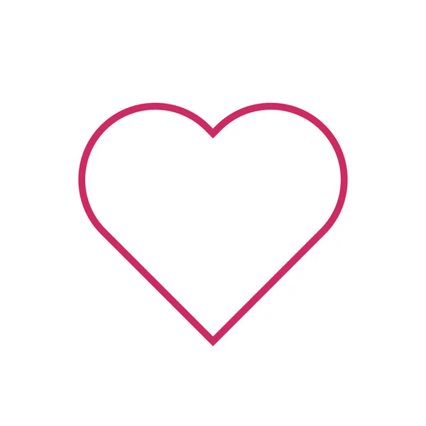 Obrys srdce — Stockový vektor #72231333