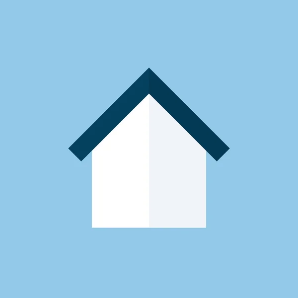 Home outline icon, modern minimal flat design style, house thin line ...