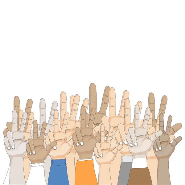 Gesto de três dedos Imagens de Stock de Arte Vetorial | Depositphotos