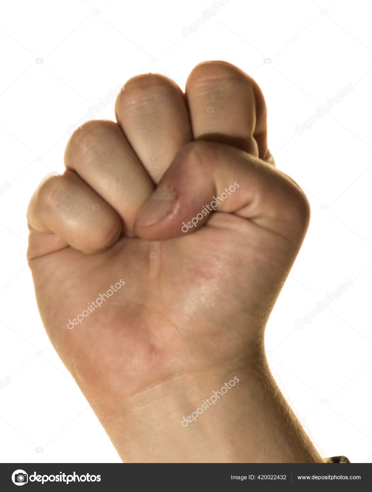 Fist Punch Act Violence Aggression Others — Stock Photo © egubisch ...