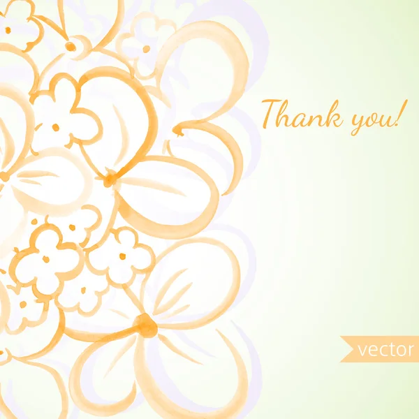 Thank you flowers Vector Art Stock Images | Depositphotos