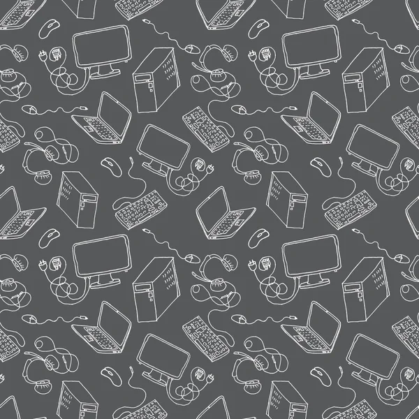 Seamless gadgets pattern Vector Art Stock Images | Depositphotos