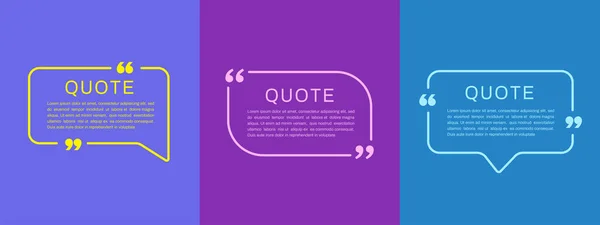 Quotation Bubble Template