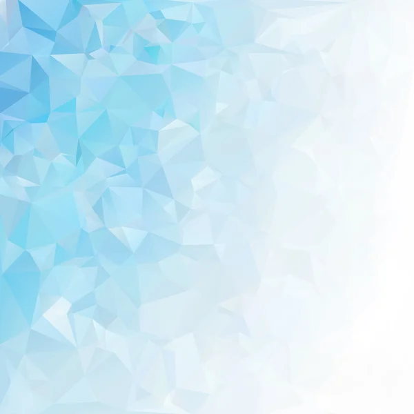 Blue White Polygonal Mosaic Background, Vector illustration, Creative ...