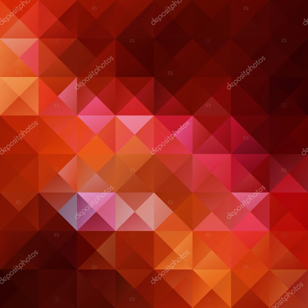 Red Grid Mosaic Background, Creative Design Templates Stock Vector by ...